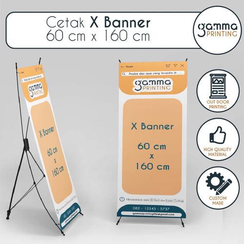 Jual Custom Cetak X Banner / Tripod Spanduk / Stand Benner Toko Wisuda ...