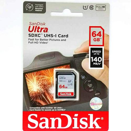 Promo SANDISK SDCARD ULTRA 64GB 140MB/S - SD CARD 64 GB 140 MBPS ORIGINAL - Jakarta Pusat ...