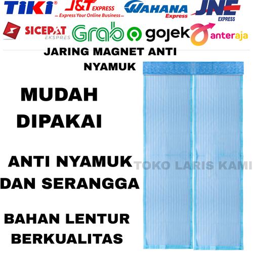 Jual Tirai jaring magnetik anti nyamuk serangga insect mesh net ...