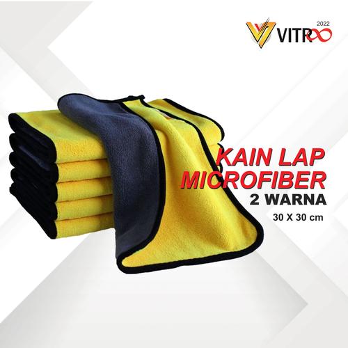 Jual Kain Lap MICROFIBER 500 GSM 30 X 30 cm DETAILING Eksterior Body ...