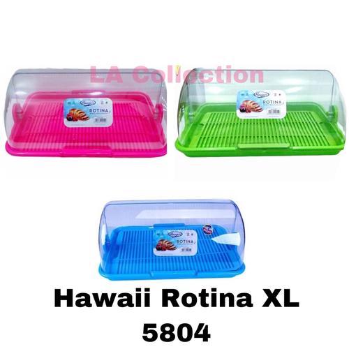 Jual TEMPAT ROTI HAWAII ROTINA XL BESAR ELEGANT 5804 BREAD PASTRY BOX ...
