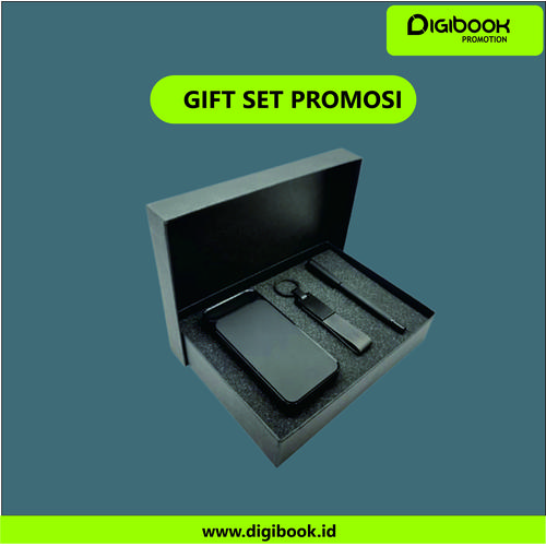 Jual Gift Set Souvenir Promosi Perusahaan Powerbank, Pulpen & Ganci ...