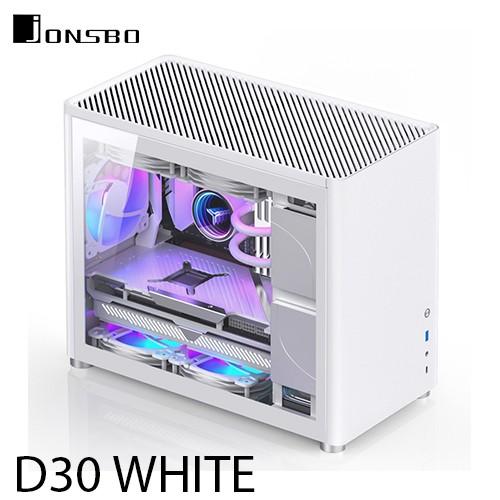 Jual JONSBO D30 WHITE TEMPERED GLASS CASE / CASING M-ATX MICRO ATX ...