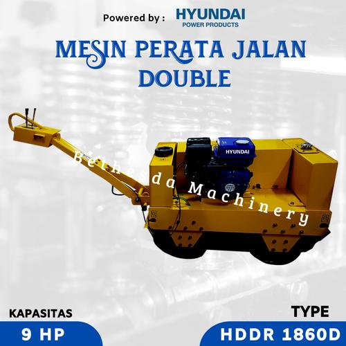 Jual Mesin Baby Roller Hyundai HDDR 1860D Compactor Drum Roller Double ...