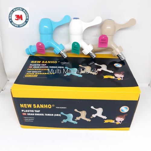 Jual Keran air kran air PVC Sanho / kran air plastik tembok taman ...