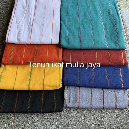 Jual Kain Tenun Lurik Benang Emas Baju Toraja Paruki Sulawesi Selatan 3mtr Kuning Jakarta