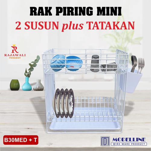Jual Rak Piring Besi plus Tatakan Susun 2 Modelline Melin Rack PB30MED ...