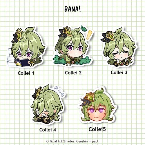 Jual Stiker Genshin Impact COLLEI Sticker Vinyl Waterproof Bijian ...