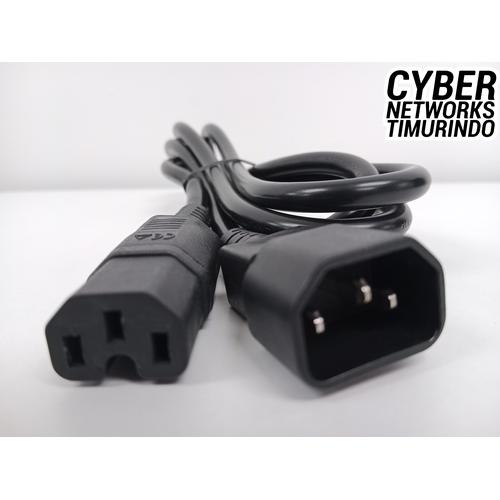 Jual KABEL POWER CORD C14 -C15 3x1.5mm 1,5 METER - Kota Bandung - Cyber ...