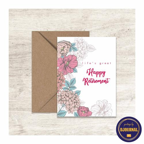 Jual Kartu Ucapan Pensiun - Retirement - Happy Retirement Greeting Card ...