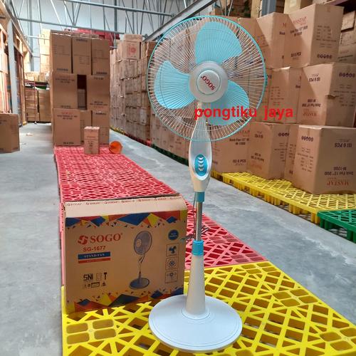 Jual STAND FAN 16" SOGO 1677 KAKI BULAT KIPAS ANGIN BERDIRI - Kota ...