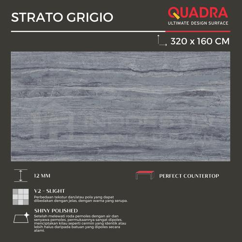 Jual PROMO Granit Quadra Strato Grigio 320 x 160cm (1 Slab/5,12m2 ...