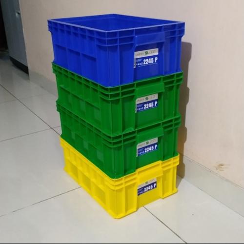 Jual Container Box 2245P Green Leaf / Krat Industri 2245 P Kotak Spare ...