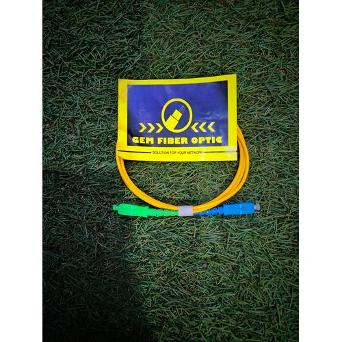 Jual SC/Apc - SC/Upc 1 Meter Simplex 3mm G652D Patchcord Fiber Optic ...