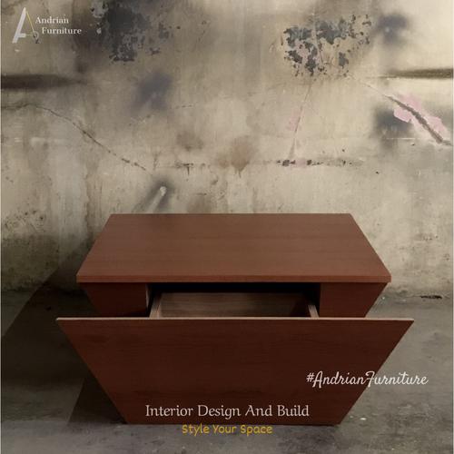 Jual Meja Kopi / Ruang Tamu Trapesium Modern Minimalis HPL - Coffee Table - Kota Bekasi ...