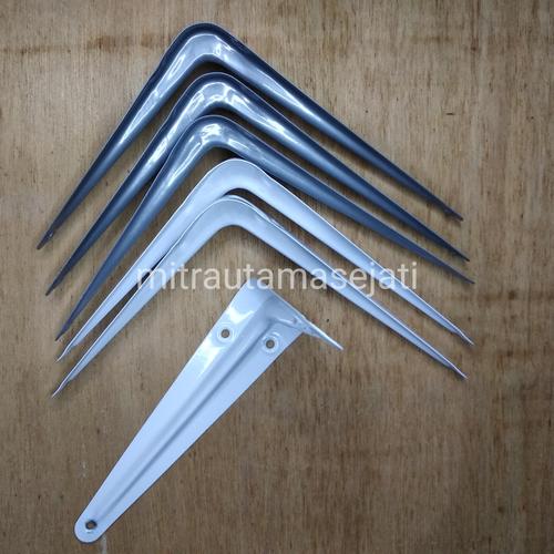 Jual SIKU DINDING BRACKET BESI RAK AMBALAN MINIMALIS PENAHAN PAPAN ...