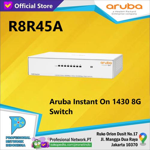 Promo HPE R8R45A Aruba Instant On 1430 8G Switch Cicil 0% 3x - Jakarta ...