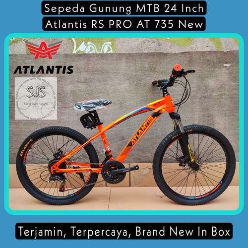 Jual Sepeda Gunung MTB 24 Inch ATLANTIS RSPRO AT 735 Steel 3x7 Speed ...