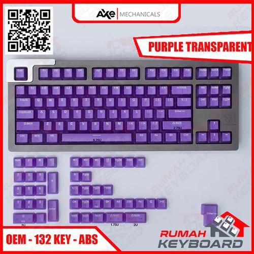 Jual KEYCAP - KEYCAPS - OEM - TRANSPARENT - ABS - RGB - SEE THROUGH ...