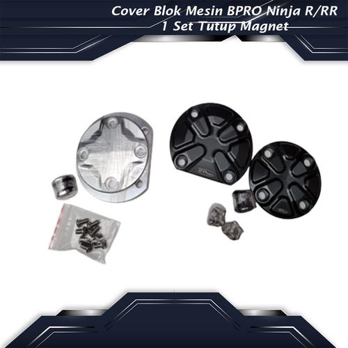 Jual Cover Blok Mesin BPRO Ninja R/RR 1 Set Tutup Magnet - Kota ...