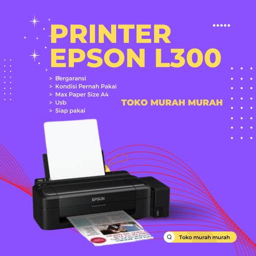 Jual Printer Epson L300 Unit Printer Epson L300 Siap Pakai Normal ...