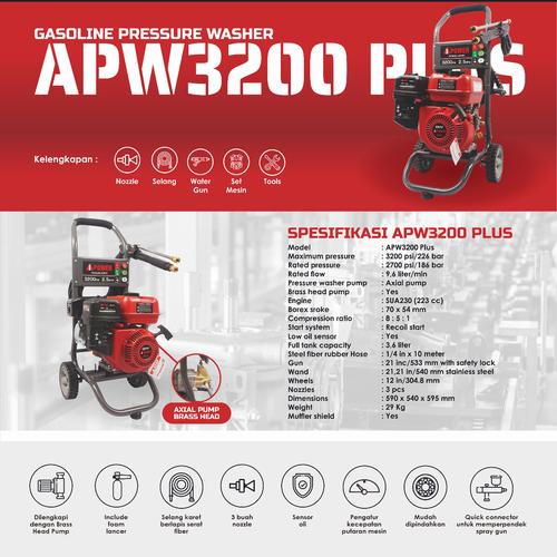 Jual Ai Power APW 3200 Plus Jet Cleaner High Pressure Washer 220 Bar ...