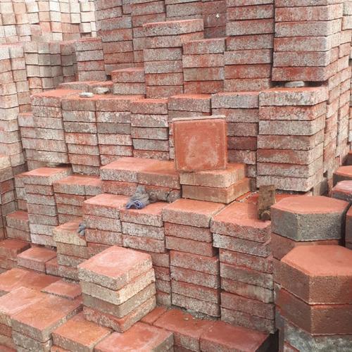 Jual paving block, conblock jenis ubin 21x21 - Merah - Kab. Bogor - PB ...
