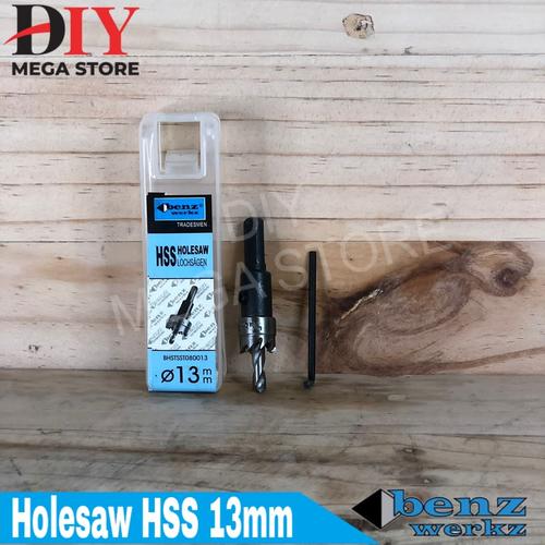 Jual Mata bor holesaw HSS 13mm / mata bor plong besi tipis, kayu benz ...