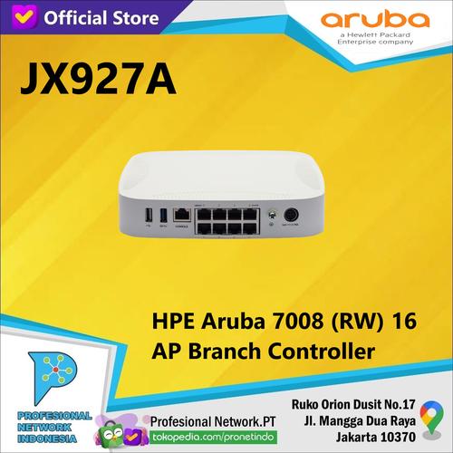 Promo JX927A HPE Aruba 7008 (RW) 16 AP Branch Controller Cicil 0% 3x ...