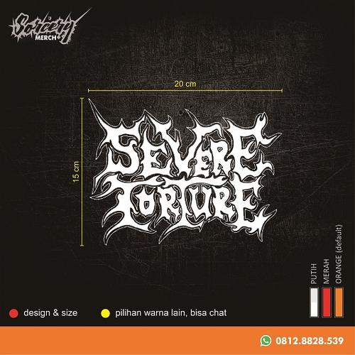 Jual SEVERE TORTURE logo cutting sticker - Jakarta Timur - Sorcery ...