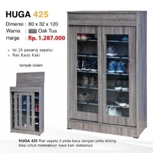 Jual Rak Sepatu - Lemari Sepatu 2pintu Sliding - Pintu Dorong -Sonoma ...