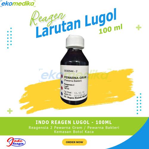 Jual Reagen Pewarna Gram - Larutan Lugol 100ml INDO REAGENT Lugol 100 ...