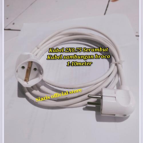 Jual KABEL EXTENSION SNI STOP KONTAK BROCO COLOKAN LISTRIK 1 5 10 METER ...