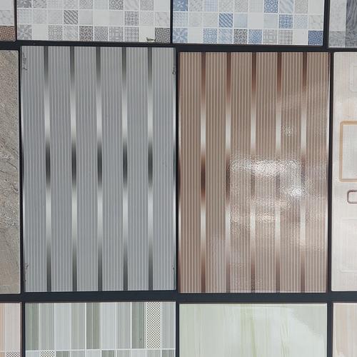 Jual Keramik Dinding 25x40 Glossy motif Garis Cokelat/Abu KW 1 ...