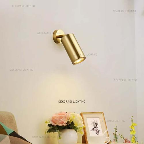 Jual Kap lampu sorot spotlight mr16 plafon dinding tempel gold ...