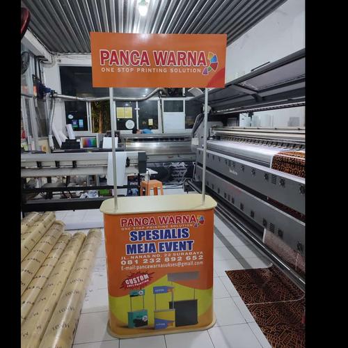 Jual Pop Up Counter Custom Curve / Meja Polycounter Include Laminasi ...