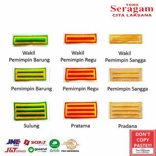 Jual Bet / Badge Bordir Tanda Jabatan Pramuka Siaga / Penggalang ...