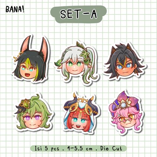 Jual Sticker pack genshin impact SUMERU Chara [BANA] - SET A - Kab ...