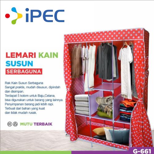 Jual LEMARI BAJU PORTABLE / LEMARI BAJU KAIN / LEMARI KAIN SUSUN ...