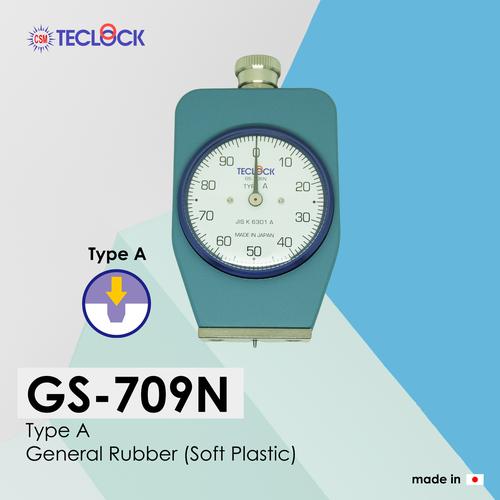 Jual Teclock - Durometer Hardness Tester Shore A, Type: GS-709N ...