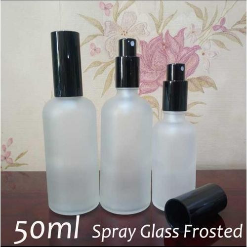 Jual Botol 50ml Pump Spray Botol Kaca Doff Skincare Botol Kosmetik ...