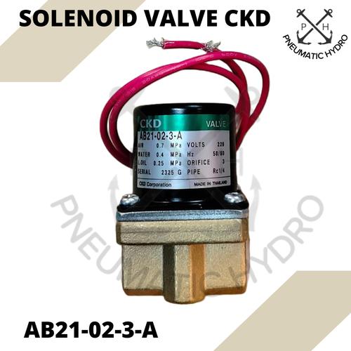 Jual SOLENOID VALVE CKD AB21-02-3-A - Jakarta Barat - Pneumatic Hydro ...
