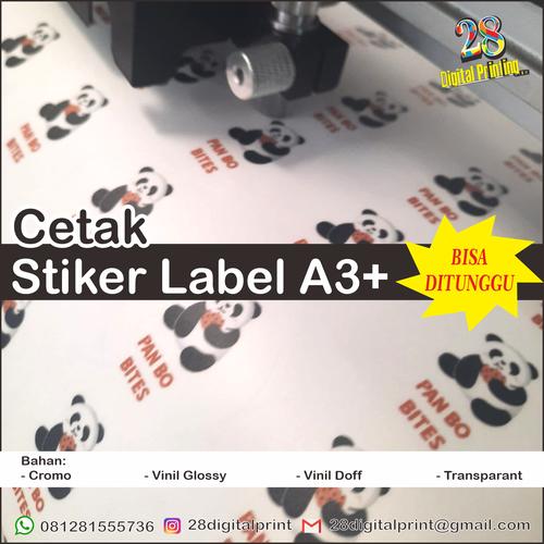Jual stiker anti air label kemasan / print label kemasan / stiker vinil ...