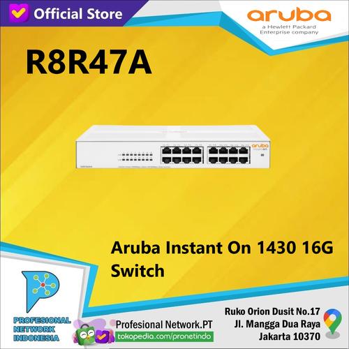 Promo HPE R8R47A Aruba Instant On 1430 16G Switch hp aruba r8r47a Cicil ...