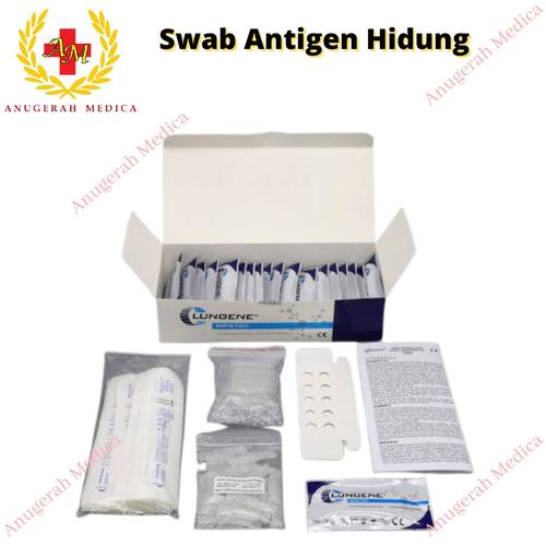 Jual Alat Swab Antigen Hidung Clungene Nasal Tes Antigen Lungene Box ...