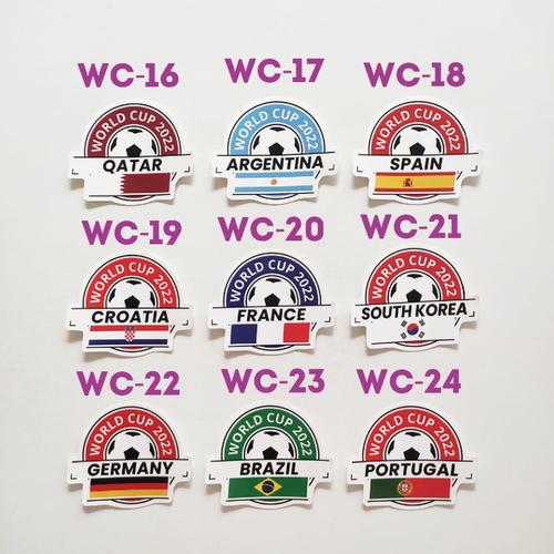 Jual Sticker Sepak Bola Piala Dunia FIFA World Cup Qatar 2022 Football ...
