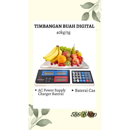Jual Timbangan Buah Digital 40KG/ Digital Computing Scale 40kg Double ...