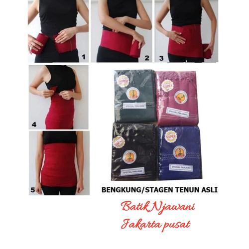 Jual Stagen Bengkung lahiran Tenun Lurik korset tradisional Stagen ...