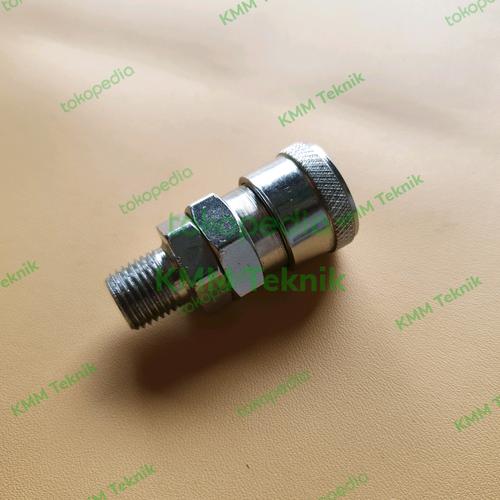 Jual QUICK COUPLER SM20 COUPLER SELANG SM 20 1/4" COUPLING ANGIN SELANG ...