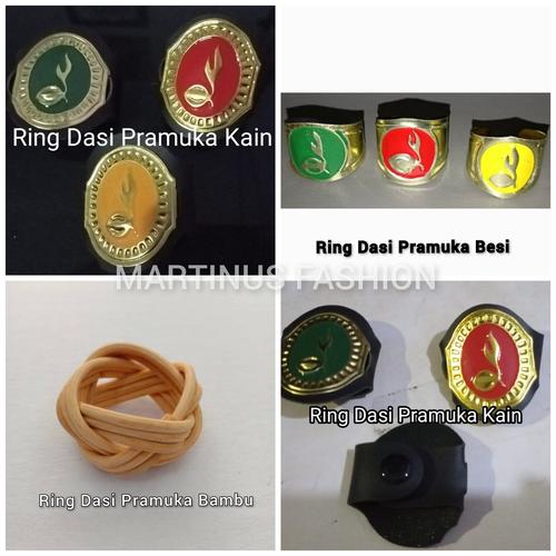 Jual Ring Dasi Pramuka Besi / Ring Dasi Pramuka Kain / Ring Dasi Bambu ...